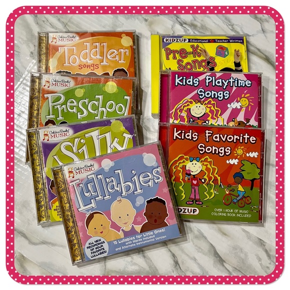 Other | Golden Books Music Kidzup Set Of 7 Cds For Kids | Poshmark